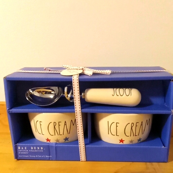 Rae Dunn | Dining | Rae Dunn Ice Cream Scoop And Bowl Set New | Poshmark